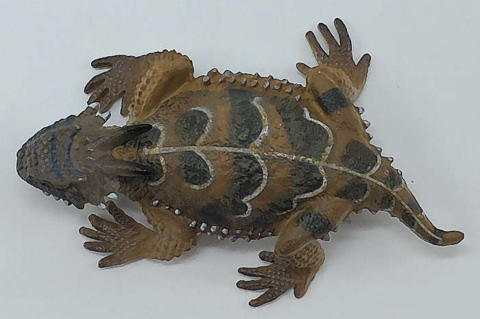 Papo Horned Lizard #50247 - Nice Stripes, Humps and Bumps
