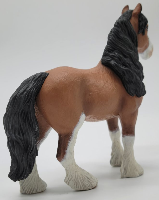 Papo Clydesdale #51571 - Tan and Black Work Horse