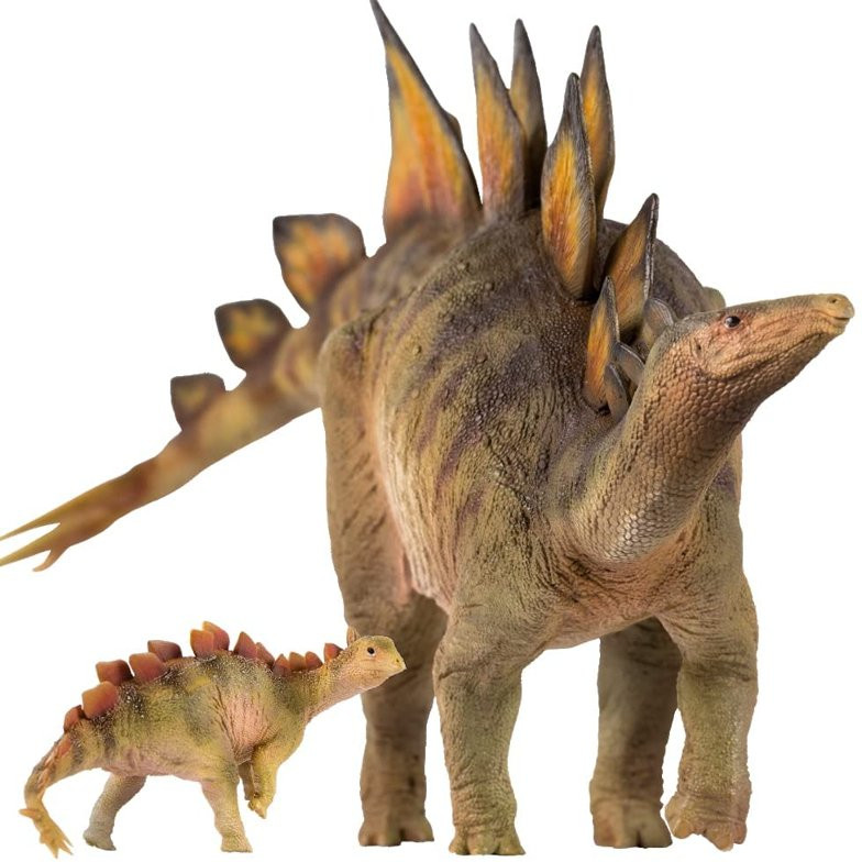 PNSO Stegosaurus Biber & Rook #02 - Unique 2 Dinosaur Set