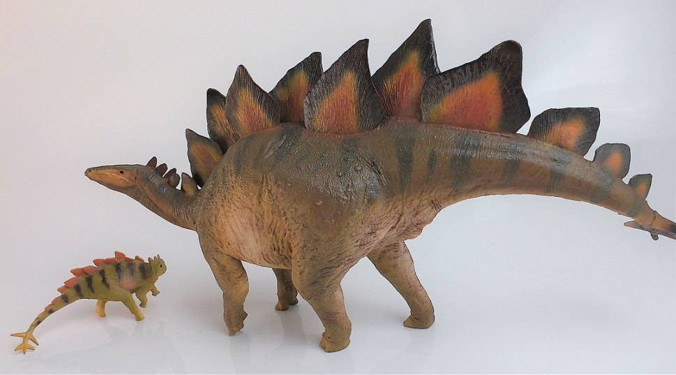 PNSO Stegosaurus Biber & Rook #02 - Unique 2 Dinosaur Set