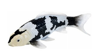 Mojo Sealife - Shiro Utsuri Black & White Koi #381102