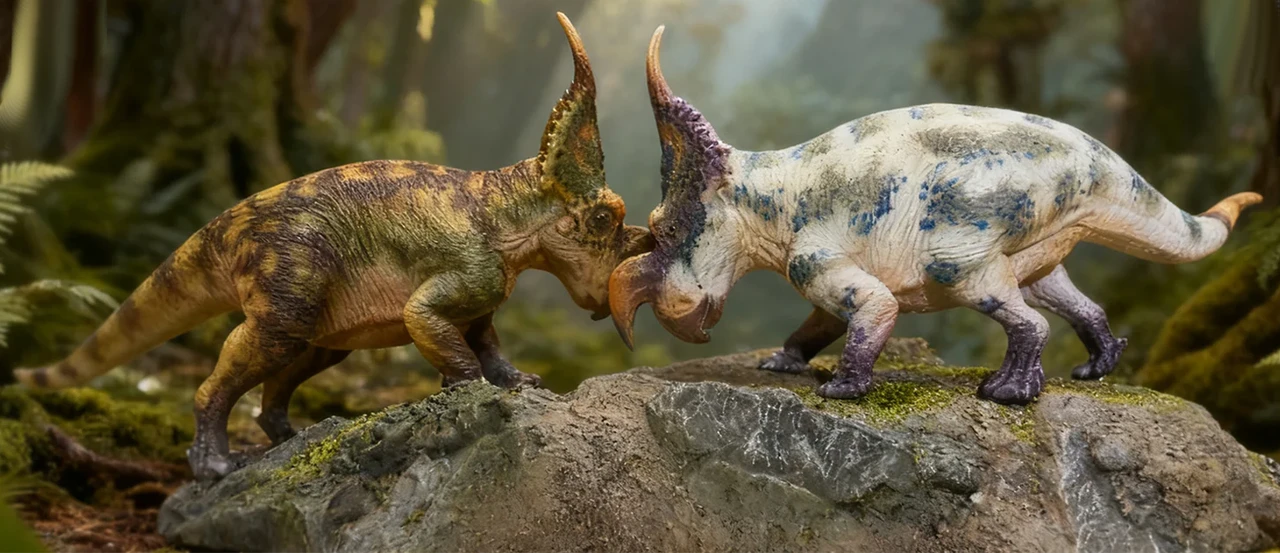 Haolonggood - Einiosaurus Combat Scene Set #183