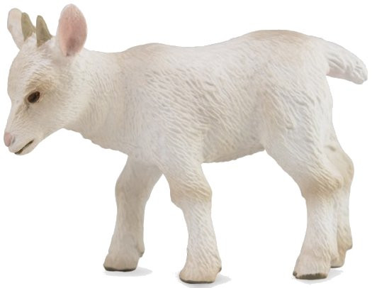 CollectA Goat Kid - Walking Pose #88787 - Cute White Goat