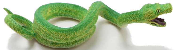 CollectA Green Tree Python #88962 - Stunning Green Paint