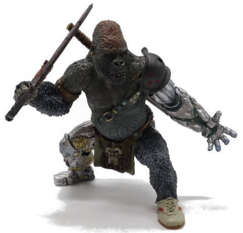 Papo Gorilla Mutant #38974 - Half Man, Half Gorilla Warrior