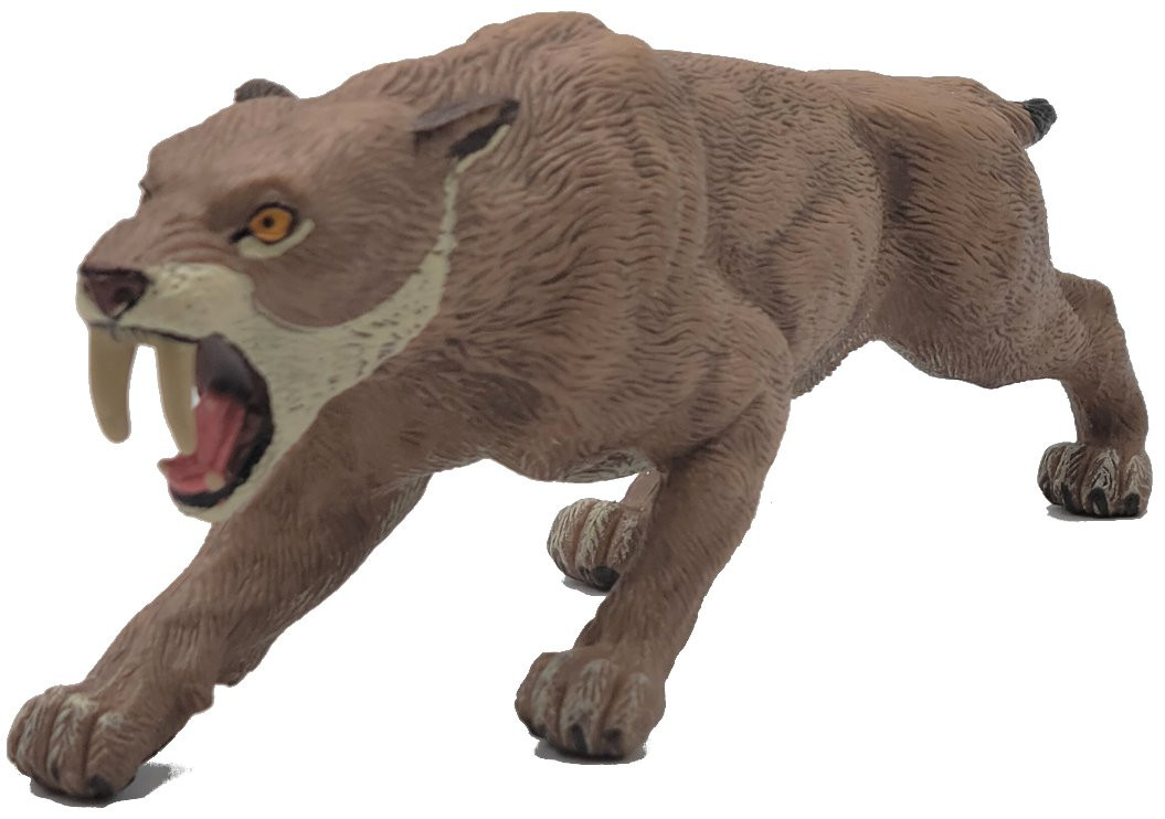 CollectA Smilodon #88715 - Rough fur - Head up and Roaring