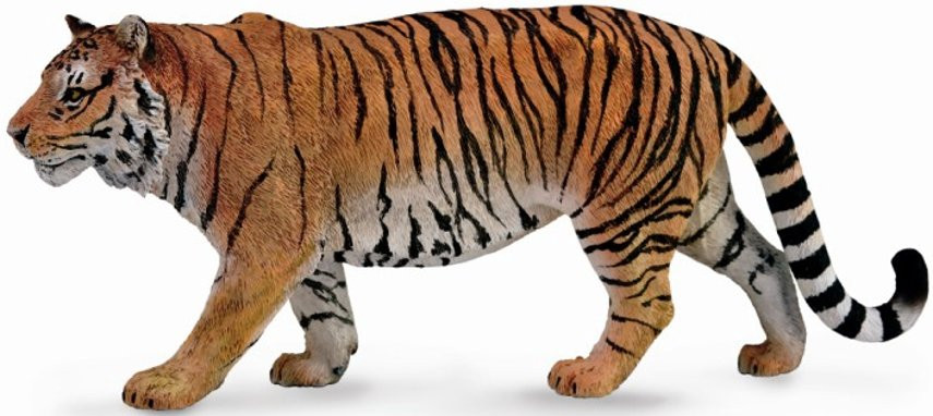 Toy Tiger Figures - Bengal, Tigress, White Tigers and Cubs