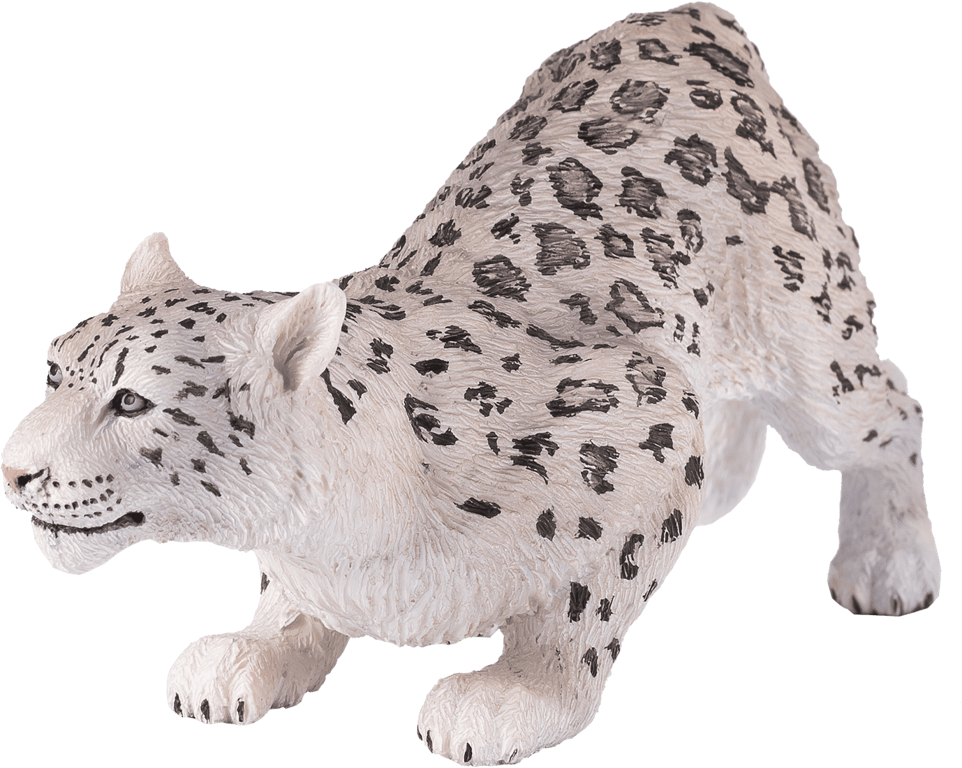 Papo Snow Leopard #50160 - Tinged Thick Fur with Spots