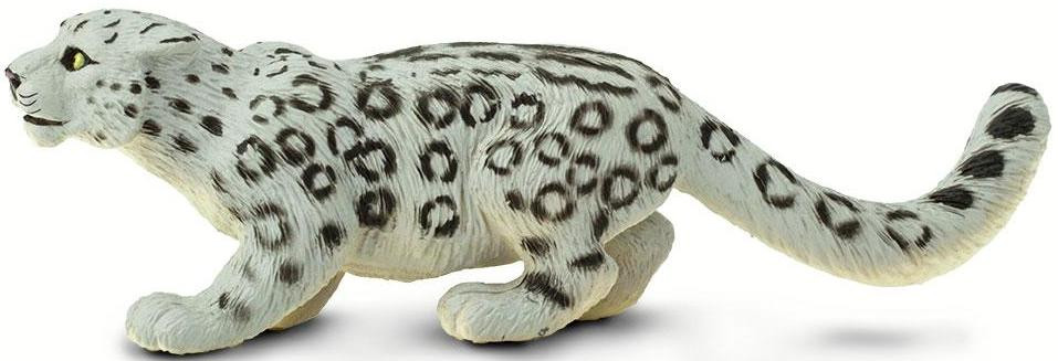 Papo Snow Leopard #50160 - Tinged Thick Fur with Spots