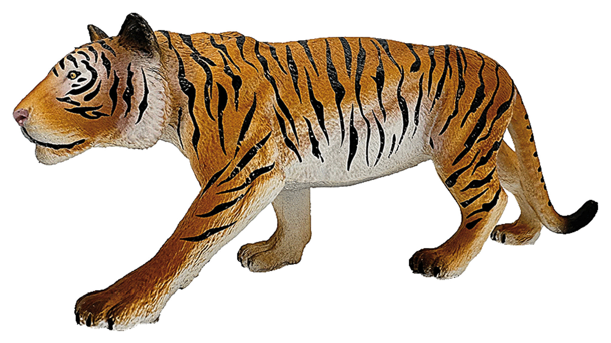 Toy Tiger Figures - Bengal, Tigress, White Tigers and Cubs