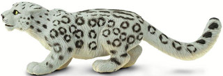 Papo Snow Leopard #50160 - Tinged Thick Fur with Spots