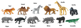 Safari Ltd. European Animals TOOB #102488 - 9 Pieces