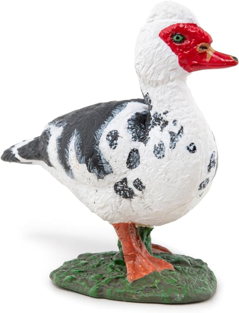 Papo Muscovy Duck - #51189 - Red face and beak. - New 2023
