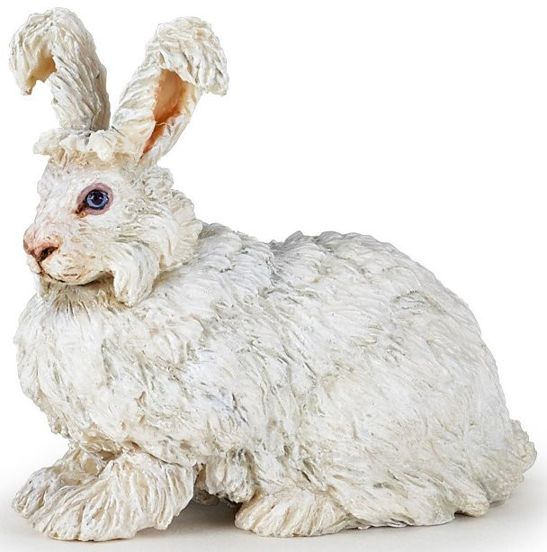 Papo Papillion Rabbit #51025 - White Rabbit with Black Spots