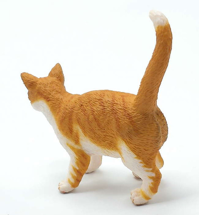 Papo Farm Life - Red Cat #54031 - Detailed Body Striping