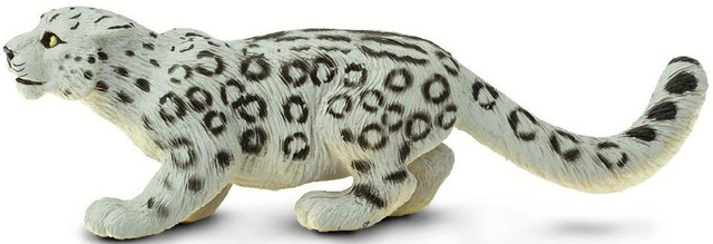 Papo Snow Leopard #50160 - Tinged Thick Fur with Spots