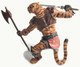Papo Tiger Man Mutant #38954 - Half Man, Half Tiger Warrior