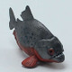 Papo Fish - Piranha #50253 - Vibrant Shiny Silver Scales