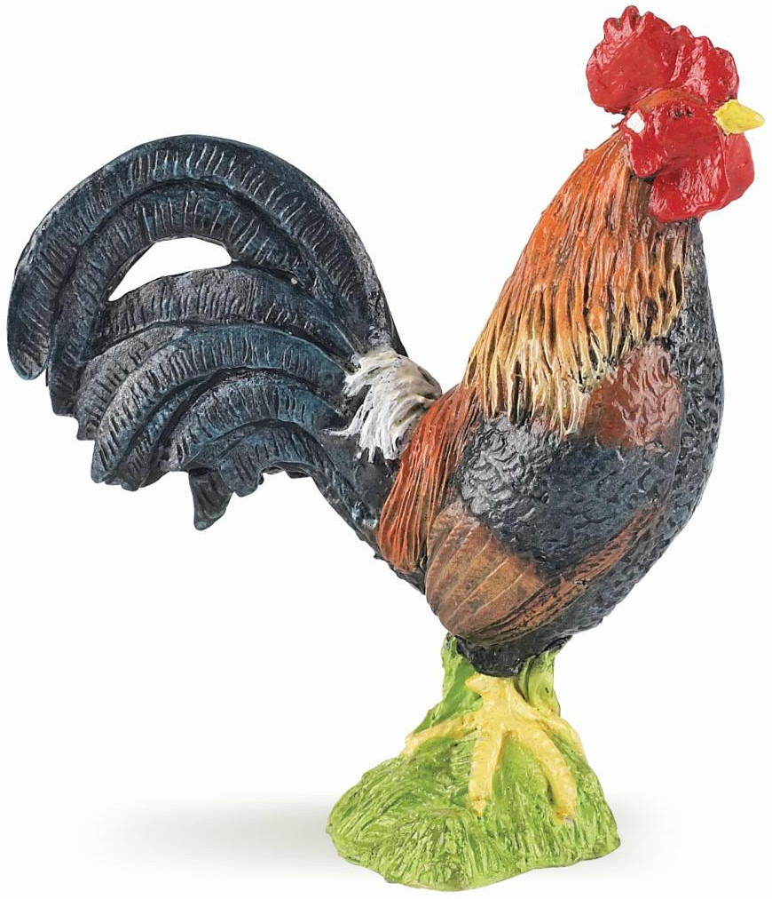 Schleich Chickens - Colorful Rooster #13825 - Large Comb
