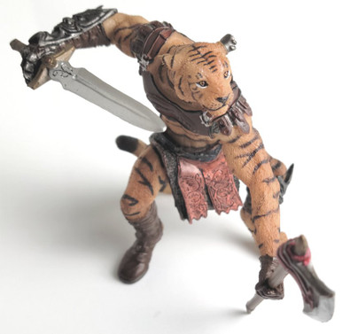 Papo Tiger Man Mutant #38954 - Half Man, Half Tiger Warrior