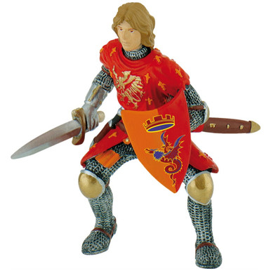 Bullyland - Prince with Sword in Red #80786