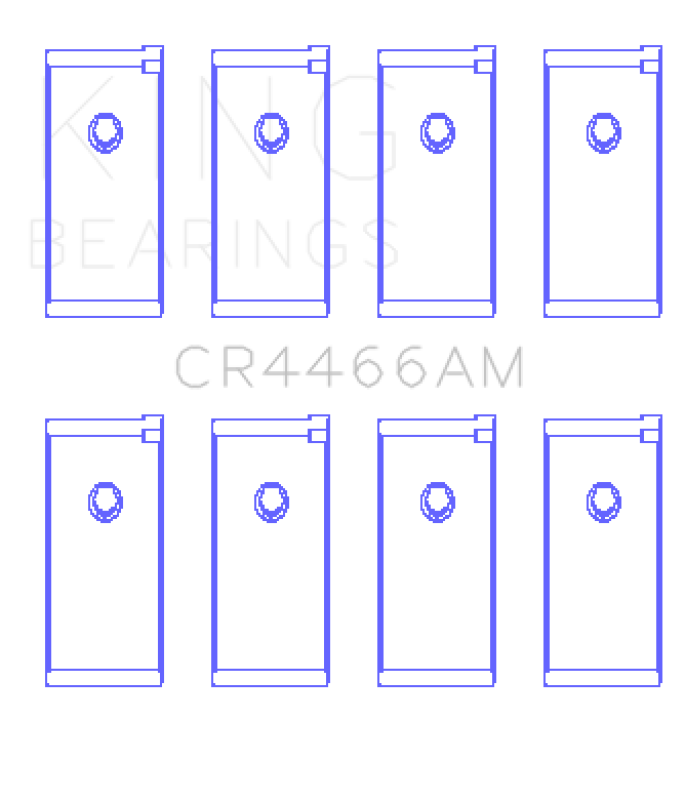 King Mitsubishi 4G52 Connecting Rod Bearing Set - CR4466AM
