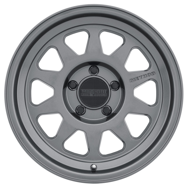Method MR316 17x8.5 0mm Offset 5x150 110.5mm CB Gloss Titanium Wheel ...