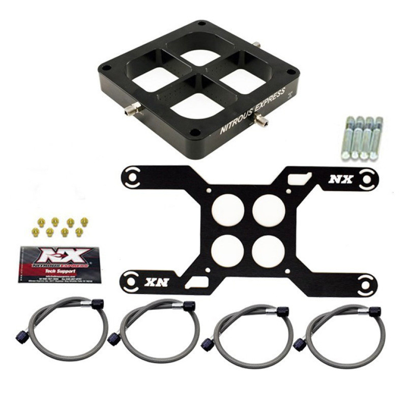 Nitrous Express Cross Bar Dual Stage 4500 Nitrous Plate Conversion(50 ...