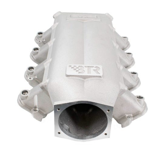 BTR Trinity Intake Manifold - Version 2 Intake Runners - Natural - LS3 ...