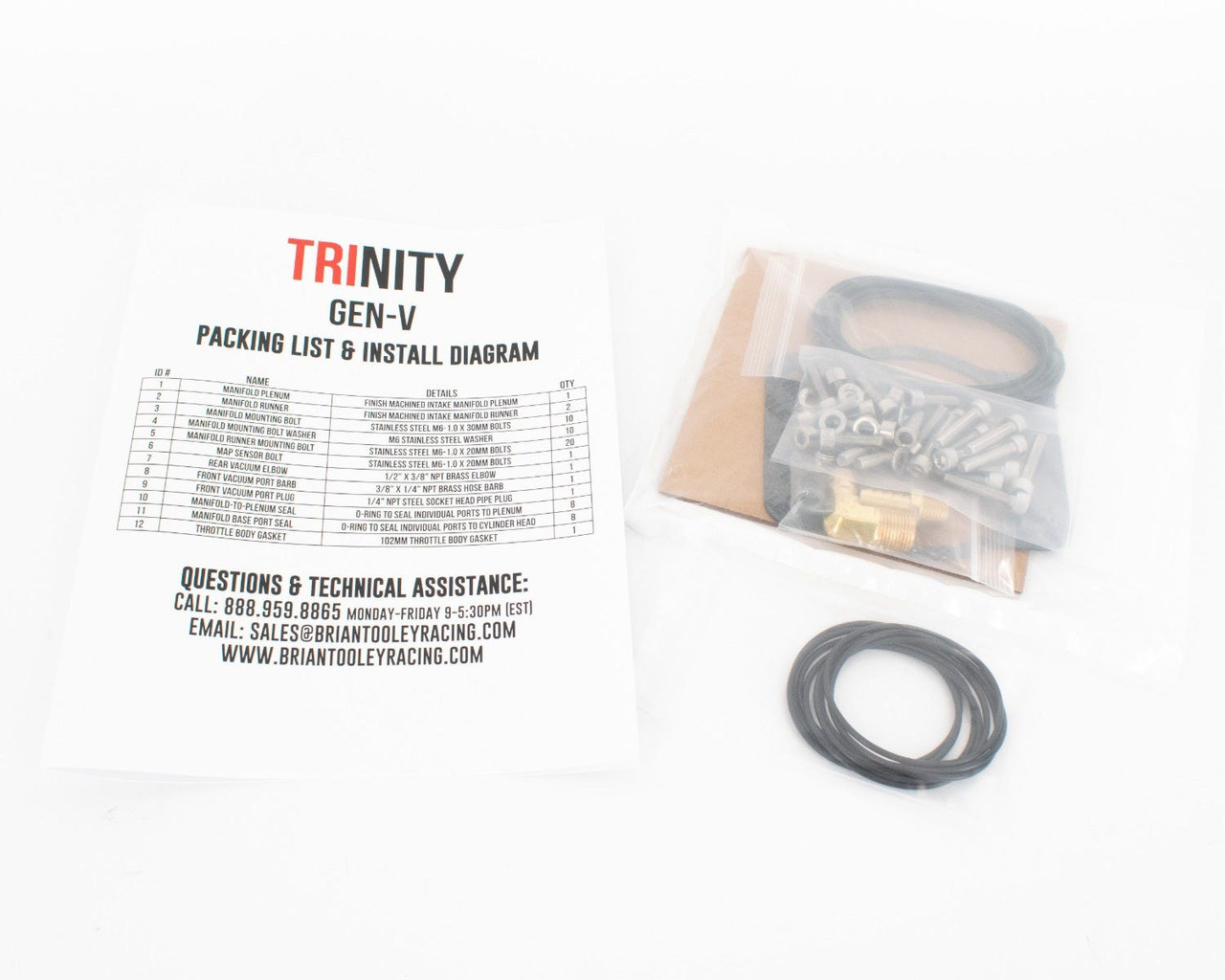 BTR Trinity Intake Manifold w Inejctor Holes - Natural - LT4 (TRA-LT4)