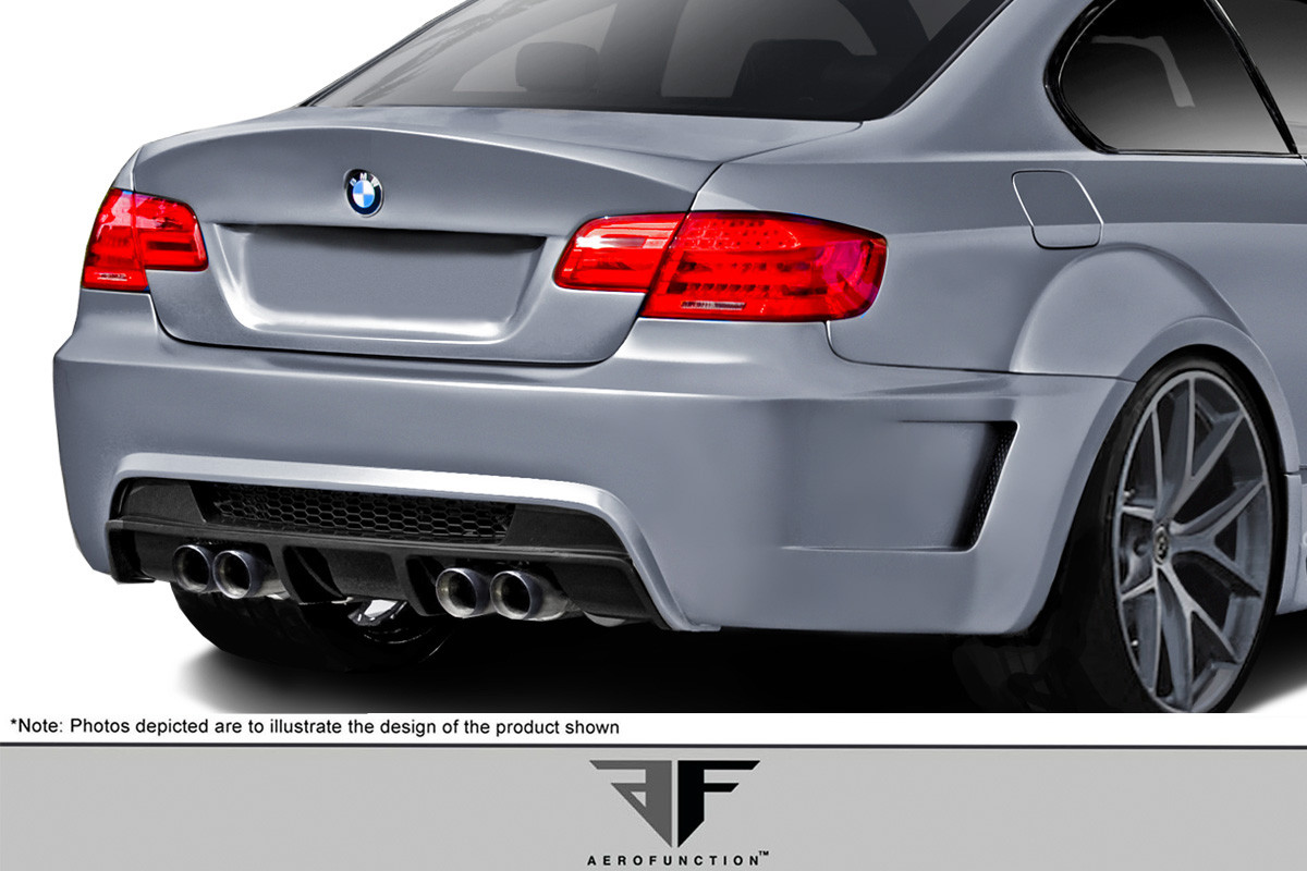 2008-2013 BMW M3 E92 2DR Coupe AF-5 Wide Body Rear Bumper ( GFK ) - 1 ...