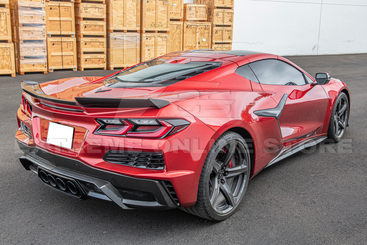 EOS Carbon Fiber Duck Tail Rear Spoiler - C8 Corvette Z06 (SPOILER-609 ...