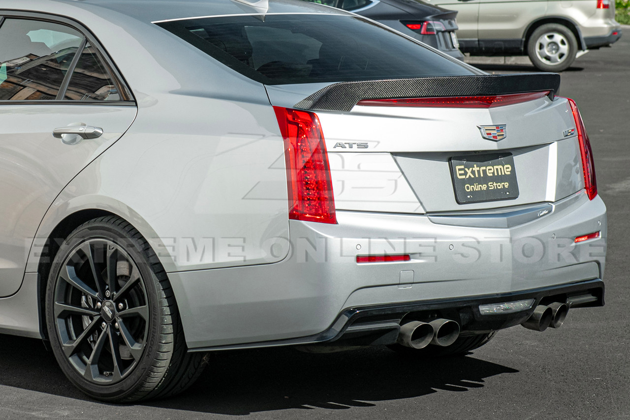 EOS Carbon Fiber Rear Spoiler - ATS-V Sedan (SPOILER-645-BKCF)