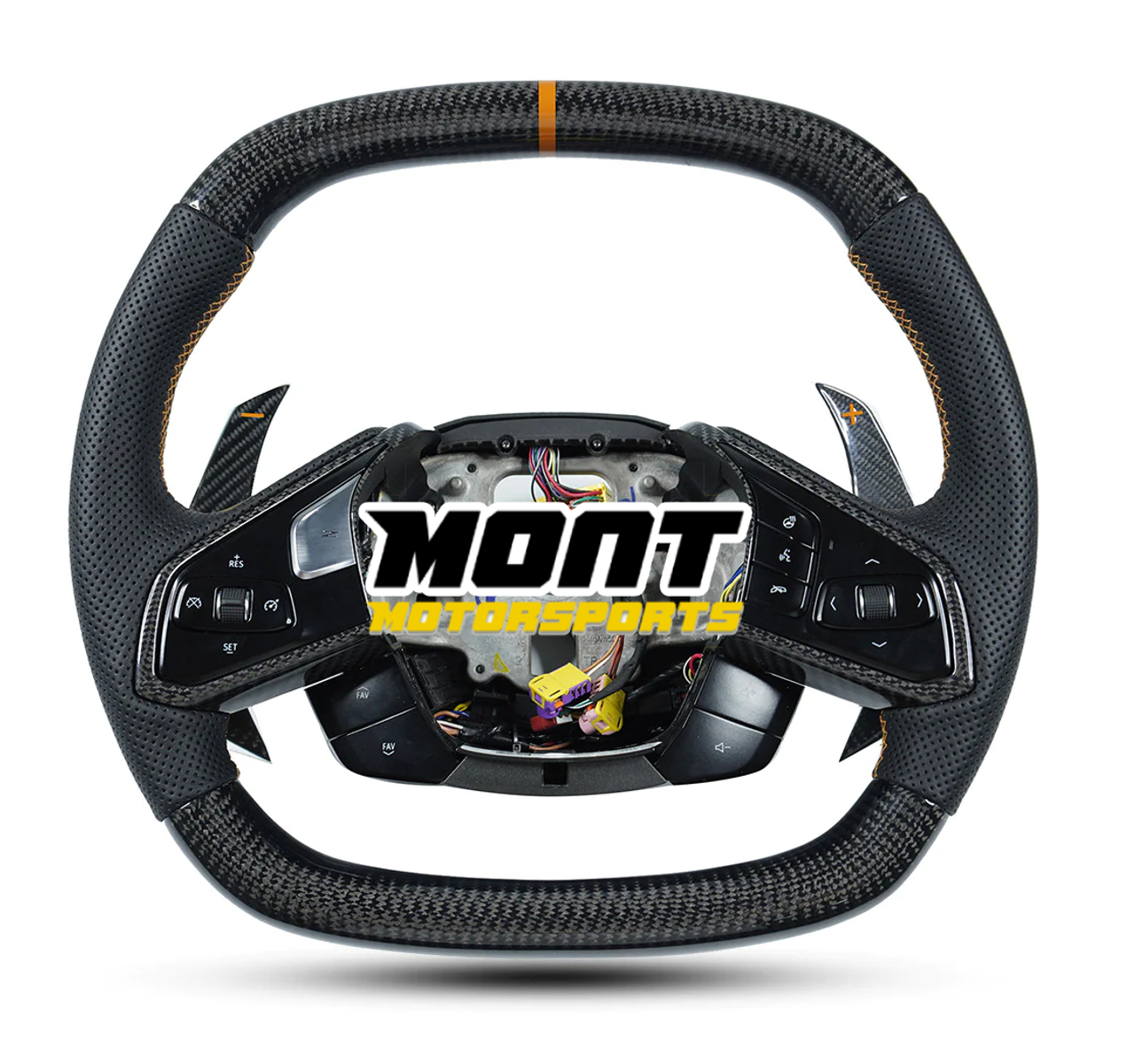 Carbon Fiber Steering Wheel w. Custom Options - 20-25 C8 Corvette ...