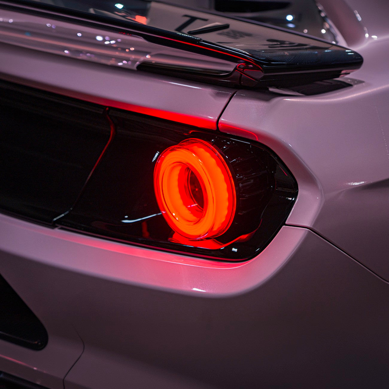 EOS Ferrari Style LED Tailights - Red - 2015-2023 Ford Mustang (TL-1467-RD)