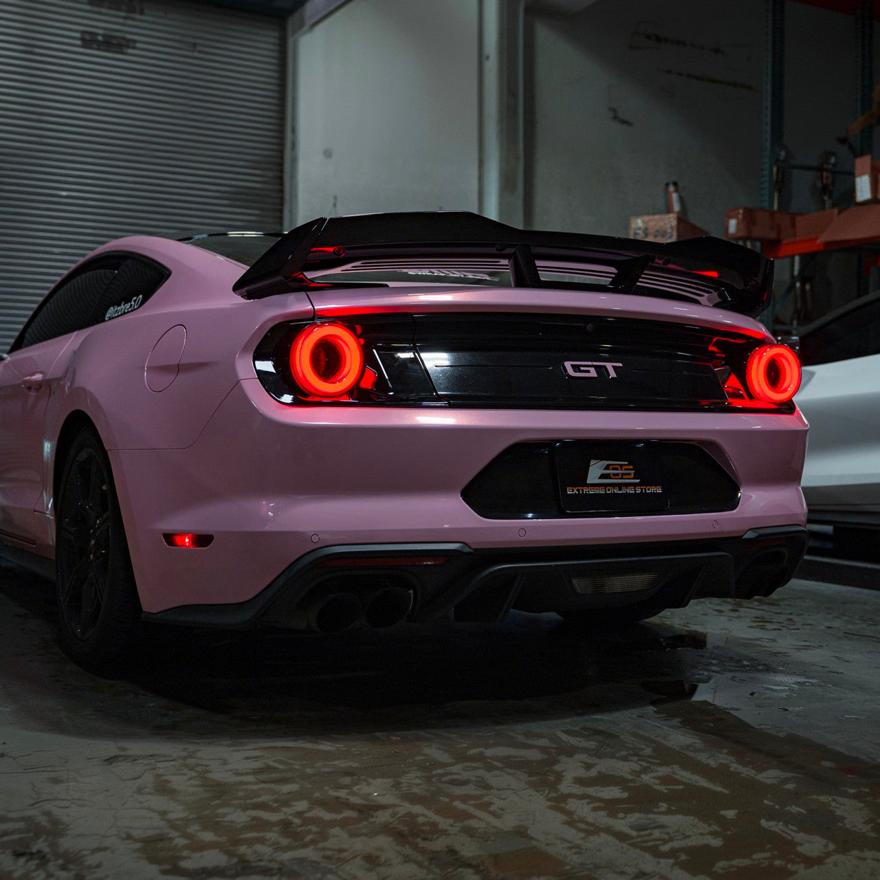 EOS Ferrari Style LED Tailights - Smoke Tinted - 2015-2023 Ford Mustang ...