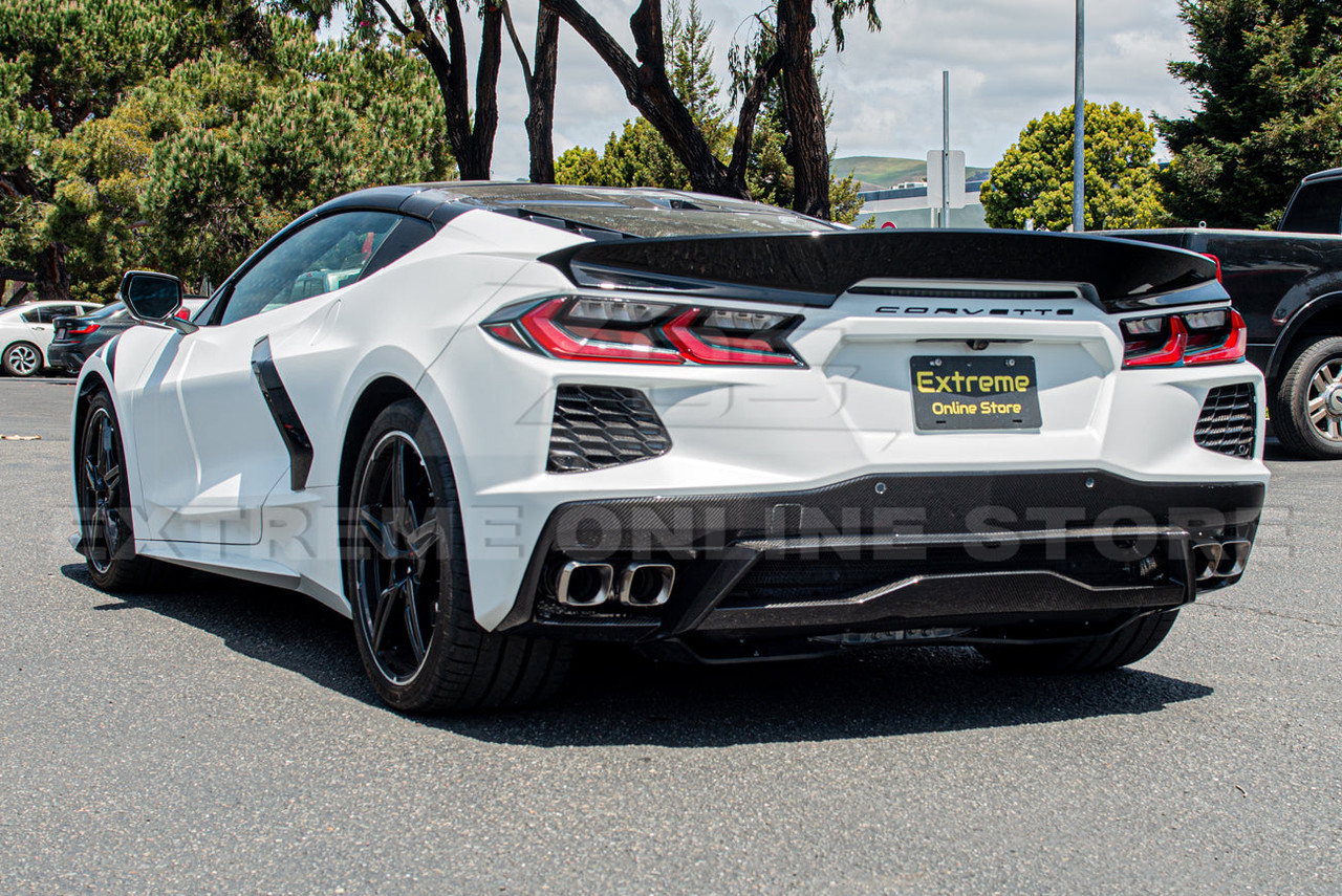 EOS Ducktail Rear Spoiler - Carbon Flash Metallic - C8 Corvette ...