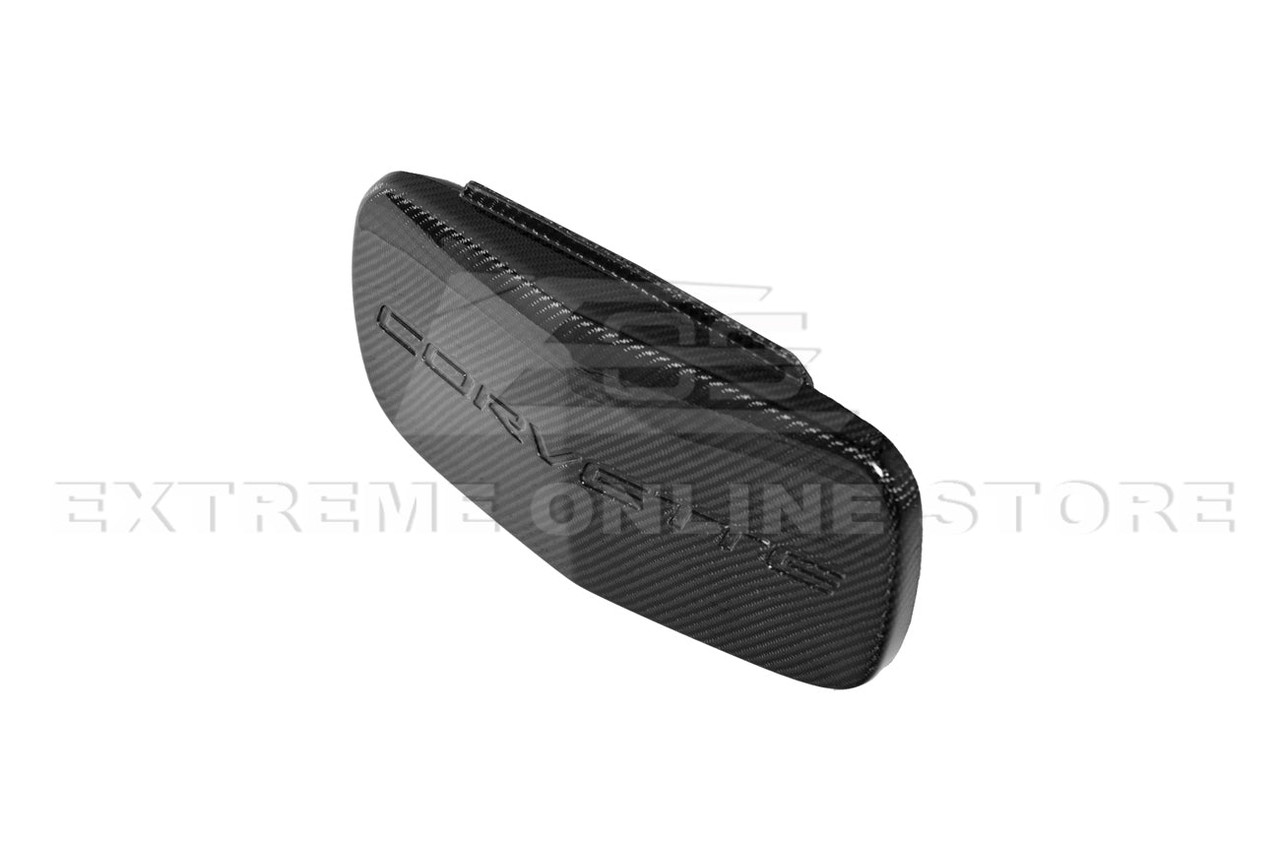 EOS Front License Plate Trim Cover - Carbon Fiber - C5 Corvette (VENT ...