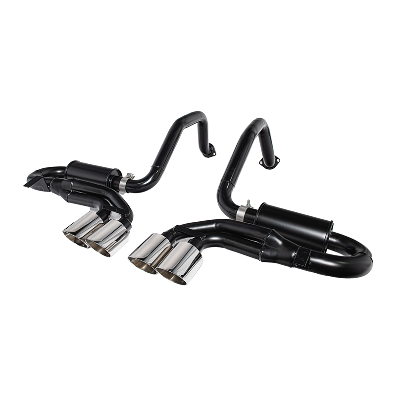 EOS Axleback Exhaust System w. Quad Tips - C5 Corvette (EXT-MD065-BLK)