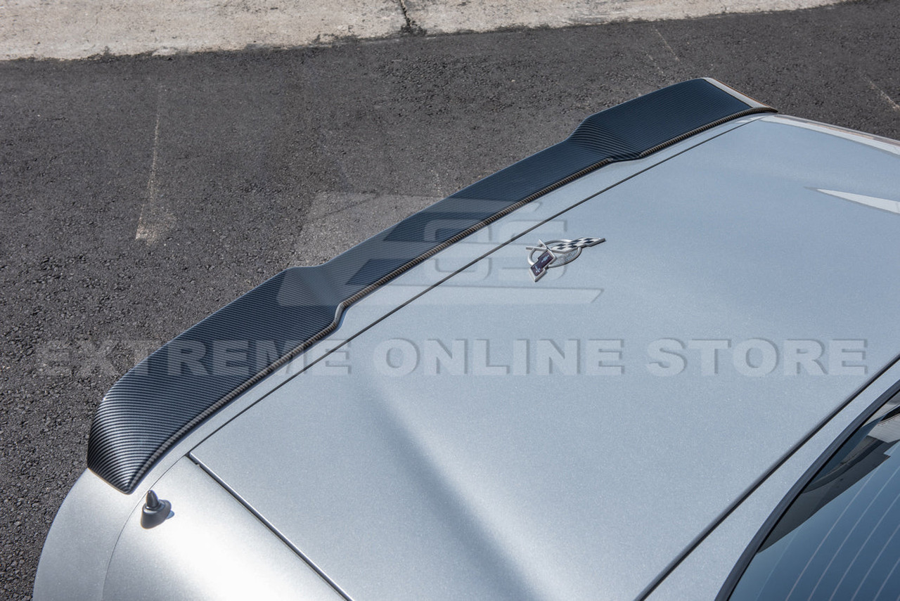 EOS ZR1 Style Extended Rear Spoiler - Hydro-Dipped Carbon Fiber - C5 ...
