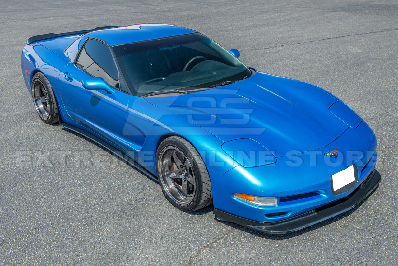 EOS ZR1 Style Side Skirts - Gloss Black - C5 Corvette (SS-229-V2-ABS)