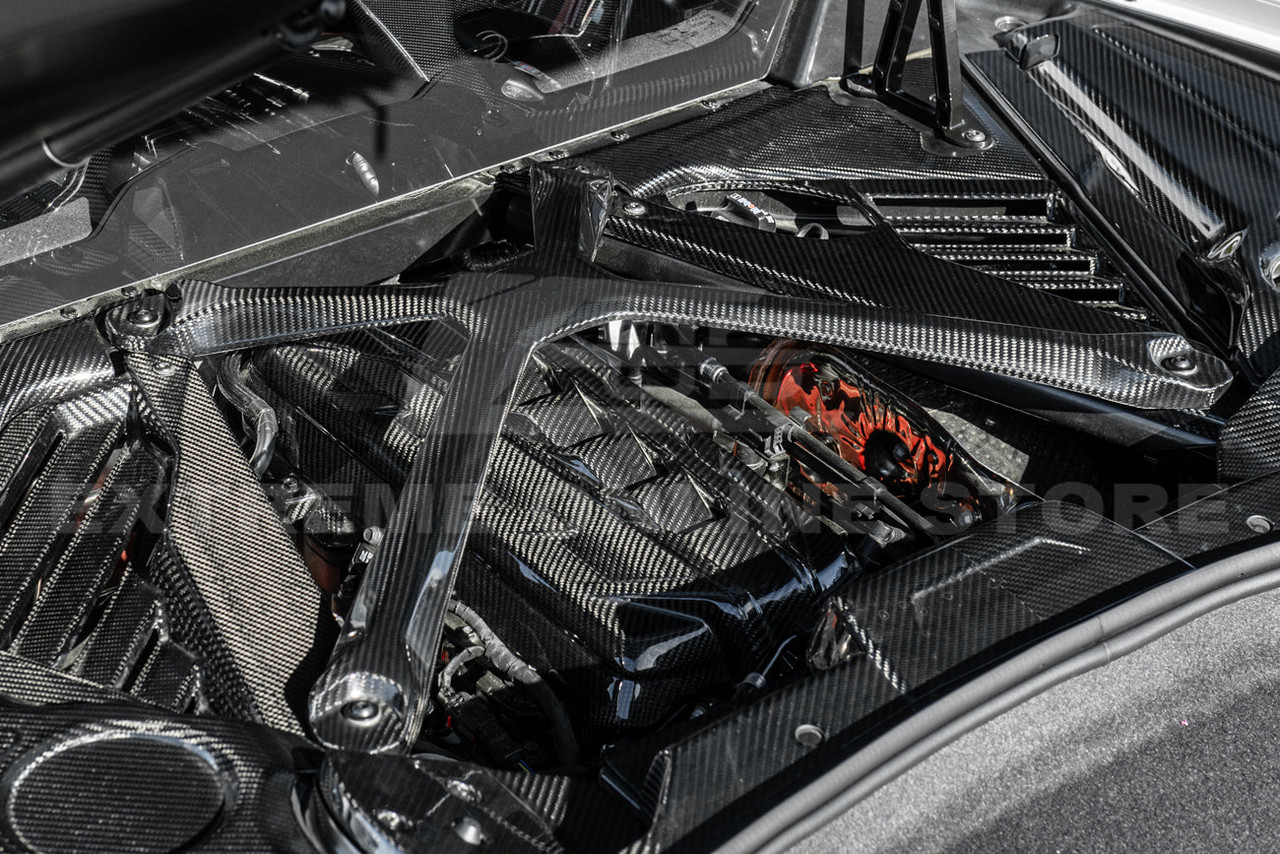 EOS Carbon Fiber Engine Bay Kit - C8 Corvette (EOSC8EBCOV)