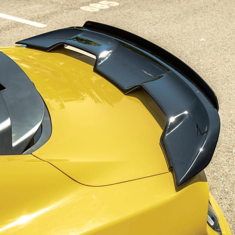 EOS GT500 Style Wickerbill Rear Spoiler - Matte Black - 15-23 Ford ...