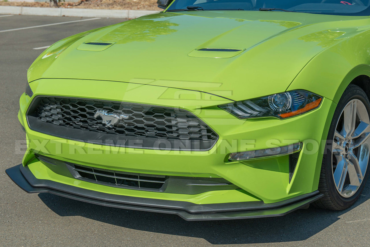 EOS Track Package Base Front Splitter Lip - Matte Black - 18-23 Ford ...