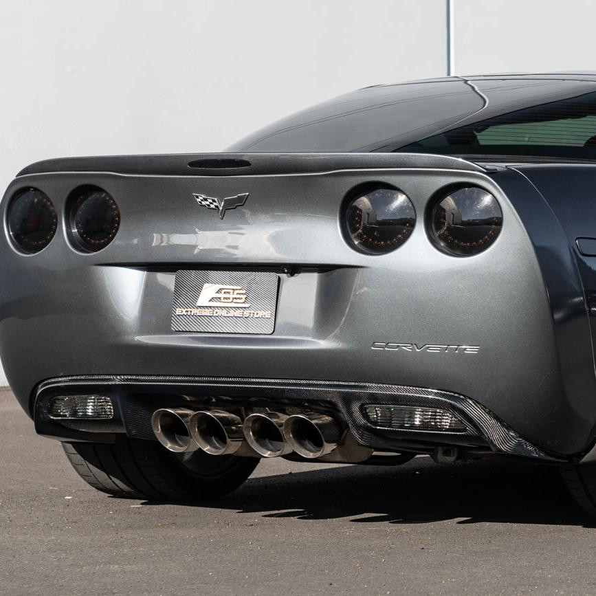 EOS Rear Diffuser - Carbon Fiber - C6 Corvette Base / GS / Z06 / ZR1 ...