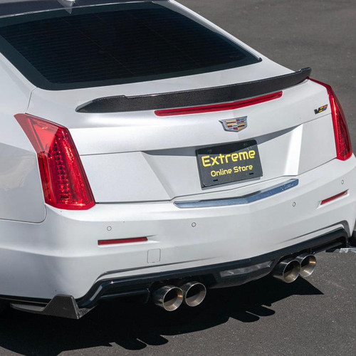 EOS Carbon Fiber Rear Wickerbill Trunk Lid Spoiler - Cadillac ATS-V ...