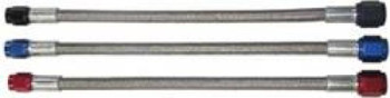 Fragola -3AN x -4AN Nut 4AN Nitrous Line 36in Black Nuts - 390036-BL