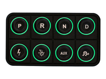 AEM EV 8 Button Keypad CAN Based Programmable Backlighting - 30-8400