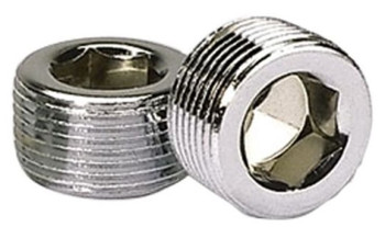 Moroso Chrome Plated Pipe Plugs - 3/4in NPT Thread - 2 Pack - 39154