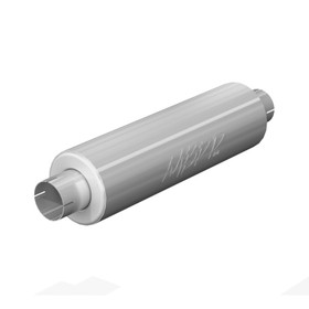MBRP Universal 3in ID Inlet/Outlet 26in Single AL Mild Tone Muffler (NO ...